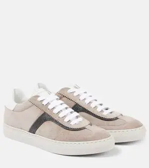 Brunello Cucinelli Suede Sneakers For Women