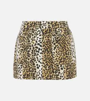 Blumarine Animal Print Skirts