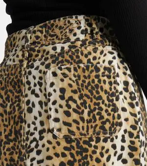 Blumarine Leopard-print Mini Skirt