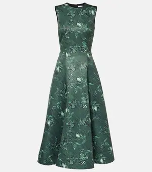 EMILIA WICKSTEAD Mara Floral Taffeta Gown