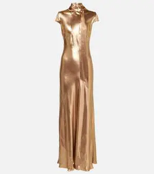 Galvan Flared Evening Dresses