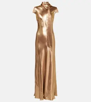 Galvan Metallic Evening Dresses
