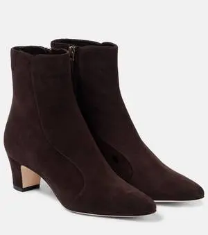 Manolo Blahnik Pointed Toe Booties