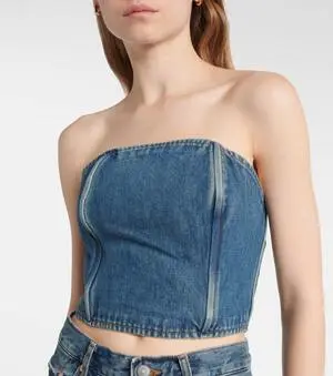 Wardrobe.NYC Denim Tube Top