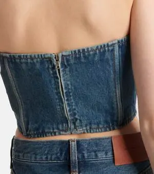 Wardrobe.NYC Denim Tube Top