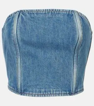 Wardrobe.NYC Denim Tube Top