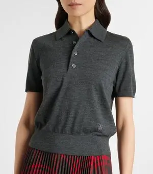 Burberry Wool Polo Shirt