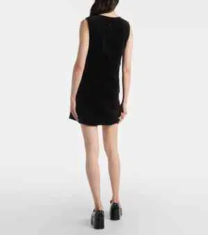 GANNI Cotton Corduroy Mini Dress