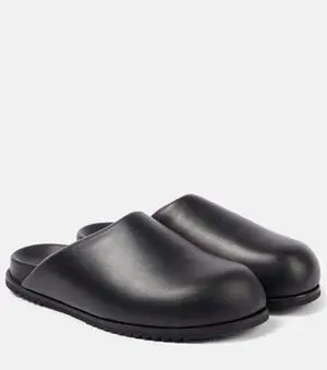 Rick Owens Round Toe Mules Clogs For Women