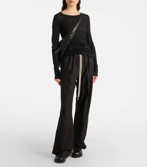 Rick Owens Granola Leather Mules - Black