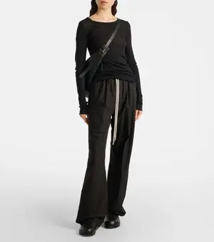 Rick Owens Granola Leather Mules - Black
