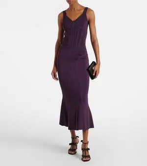 Nina Ricci Peplum Maxi Skirt