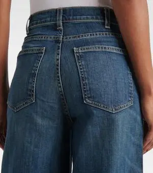 NILI LOTAN Rolland Wide-leg Jeans - Blue