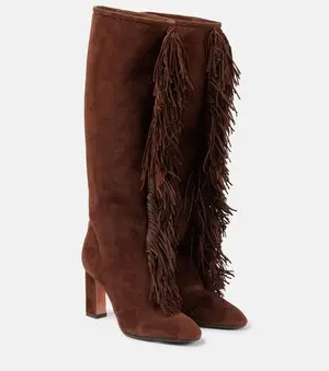 Aquazzura Fringe Boots For Women