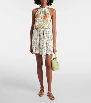 Poupette St Barth Cassandra Halterneck Mini Dress