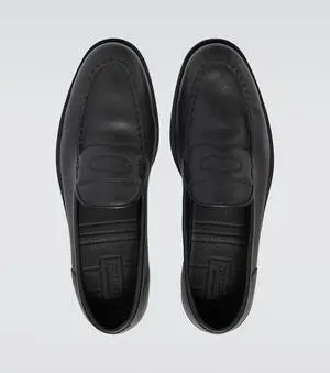 John Lobb Pace Leather Loafers - Black