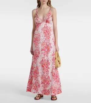 Poupette St Barth Cassandra Maxi Dress - Pink