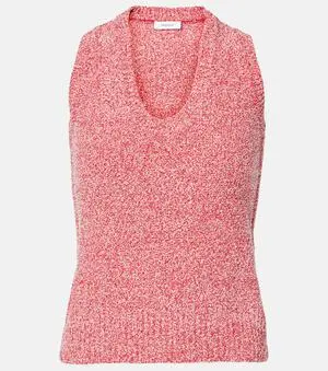 FERRAGAMO Cotton-blend Sweater - Red