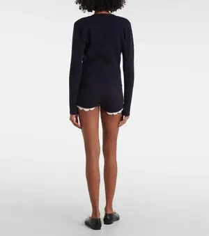 Magda Butrym Cashmere Shorts