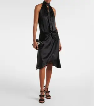 Nina Ricci Gathered Halterneck Mini Dress