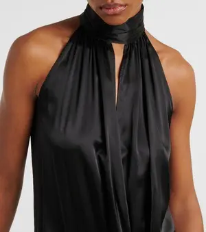 Nina Ricci Gathered Halterneck Mini Dress