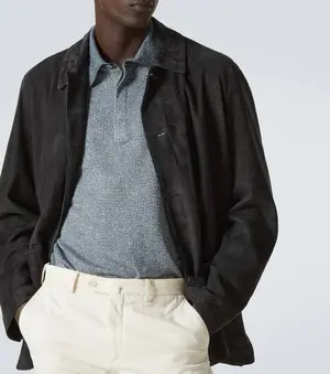 Zegna Cotton, Linen, And Silk Polo Shirt