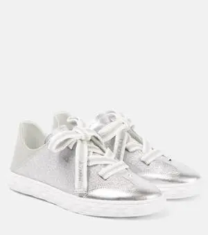 JIMMY CHOO Diamond Light Flex Sneakers - Silver
