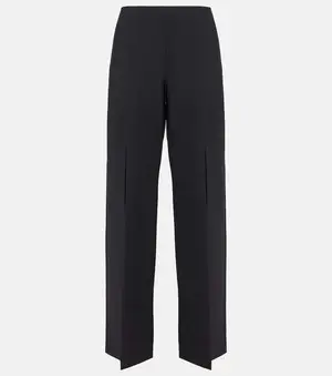Nensi Dojaka Black Wash Pants For Women