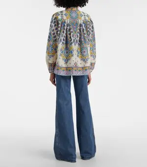 Etro Paisley Cotton And Silk Shirt