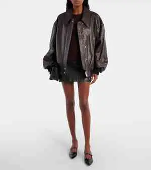 Khaite - Khaite Shelman Leather Blouson