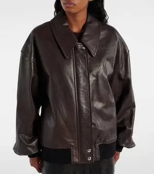 Khaite - Khaite Shelman Leather Blouson