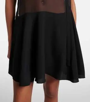 NENSI DOJAKA Daphne One-shoulder Minidress - Black