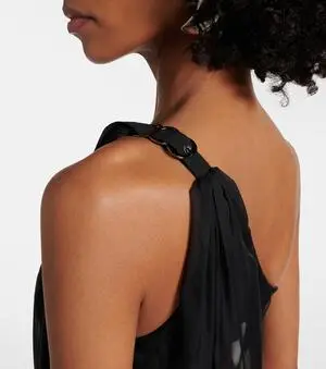 NENSI DOJAKA Daphne One-shoulder Minidress - Black