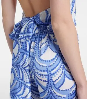 Poupette St Barth Clea Printed Top - Blue