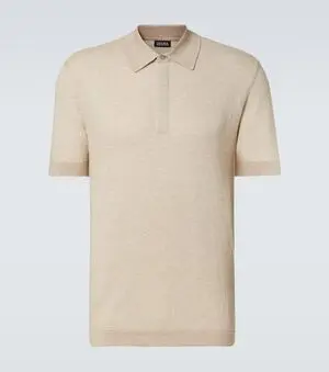 Men's Beige Shirt Polos