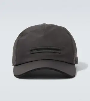 Zegna Embroidered Baseball Cap - Black