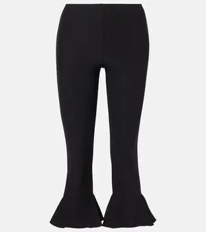 NENSI DOJAKA Cropped Flared Capri Pants