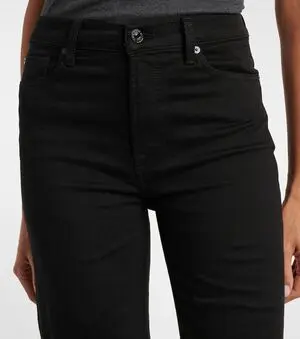 7 For All Mankind High-rise Straight Jeans