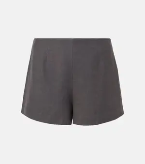 Faithfull The Brand Noto Mid-rise Shorts - Grey