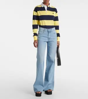Coperni Striped Cotton Bodysuit