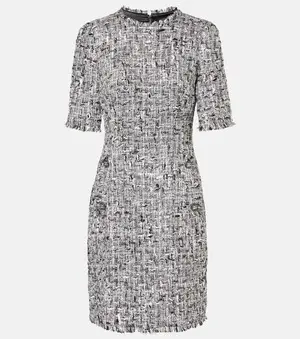 Dolce & Gabbana Dg Tweed Lame Minidress