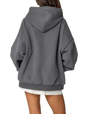 EDIKTED 98 Oversized Hoodie - Gray