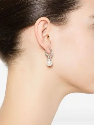 SWAROVSKI Matrix Drop Earrings - Silver