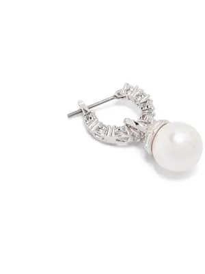 SWAROVSKI Matrix Drop Earrings - Silver