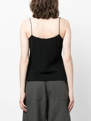 THE ROW Spaghetti-strap Tank Top - Black