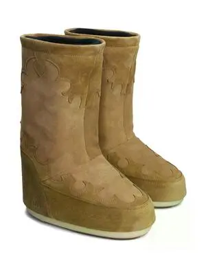 Moon Boot Icon Suede Boots - Brown