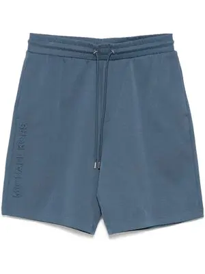 Michael Kors Logo-embossed Shorts - Blue