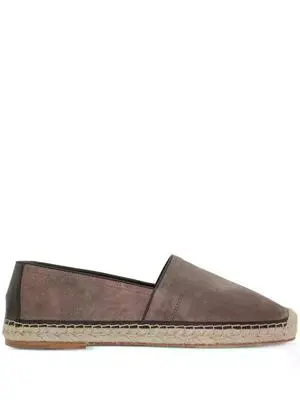 Brunello Cucinelli Suede Espadrilles - Brown