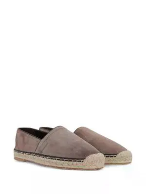 Brunello Cucinelli Suede Espadrilles - Brown