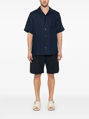 Dolce & Gabbana Logo-embroidered Shirt - Blue